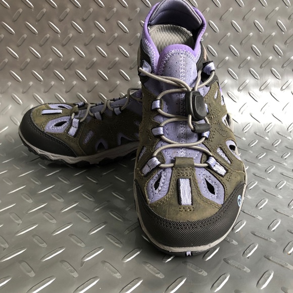 Merrell | Shoes | Merrell Castle Rock Womens Lavender Gray All Terrain ...